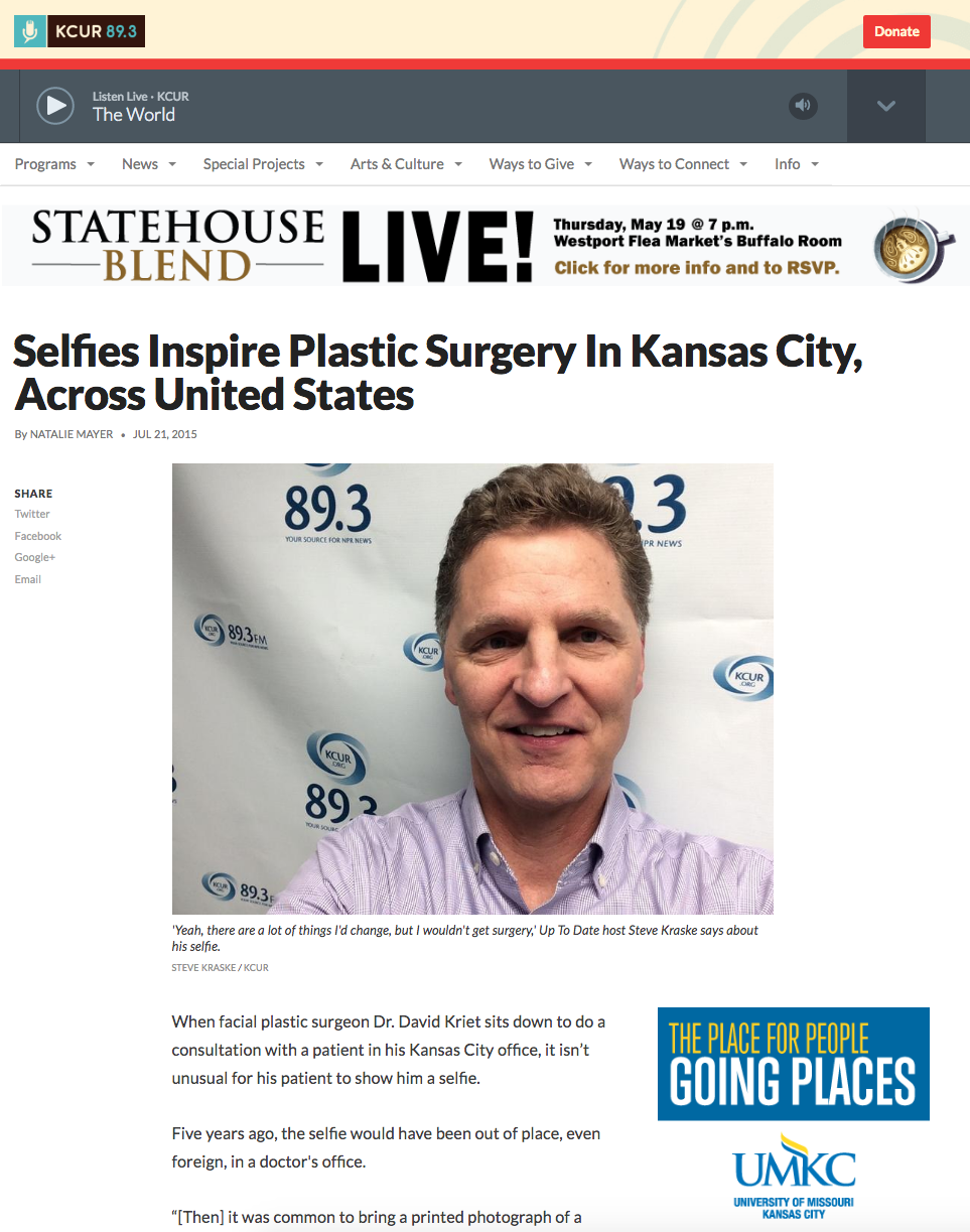 Dr. Kriet Featured on Up to Date